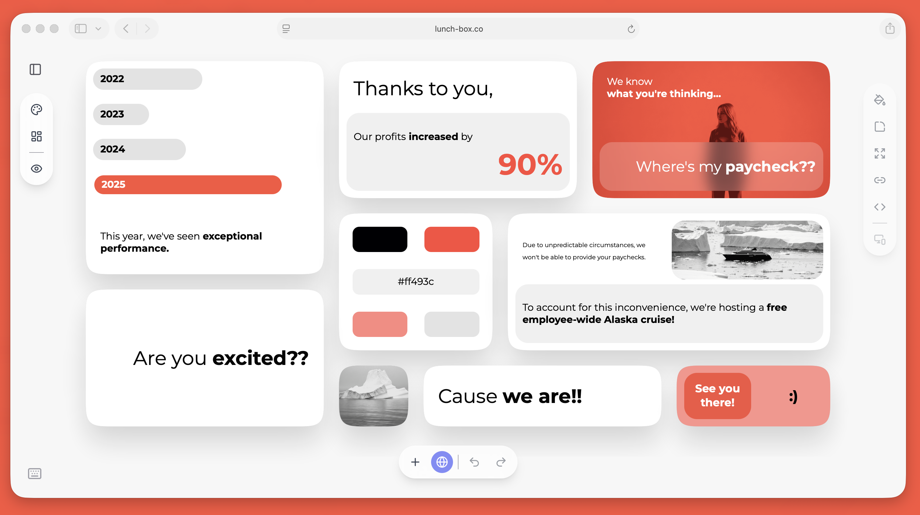 Empty Bento Box Template
